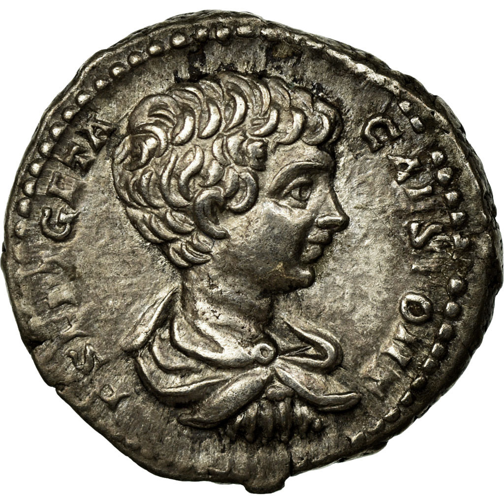 Geta, Denarius, 200-202, Rome, Silver, , RIC:15a | Roman Imperial Coins