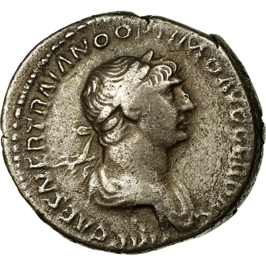 Coin, Trajan, Denarius, 115, Rome, , Silver, RIC:355 | Roman Imperial Coins