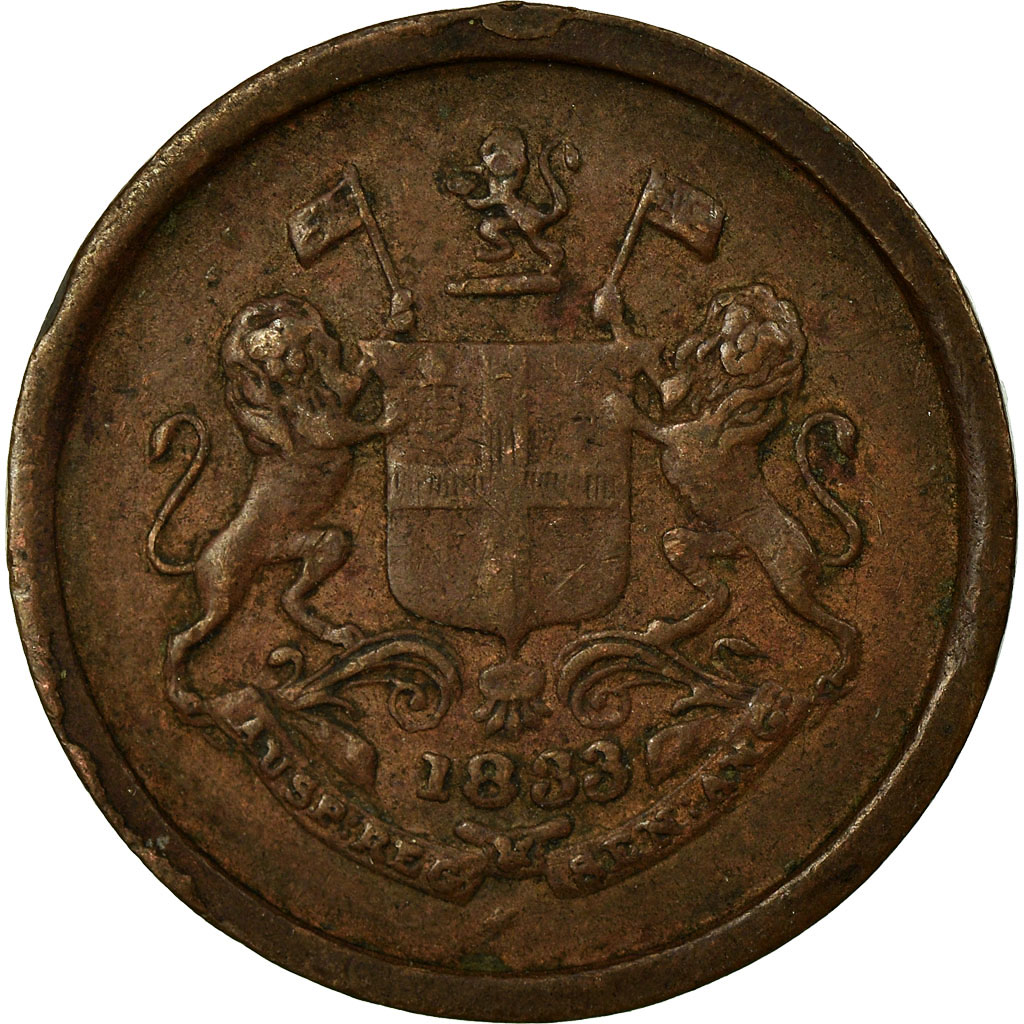 Coin, INDIA-BRITISH, BOMBAY PRESIDENCY, Pie, 1833, Calcutta, , Copper
