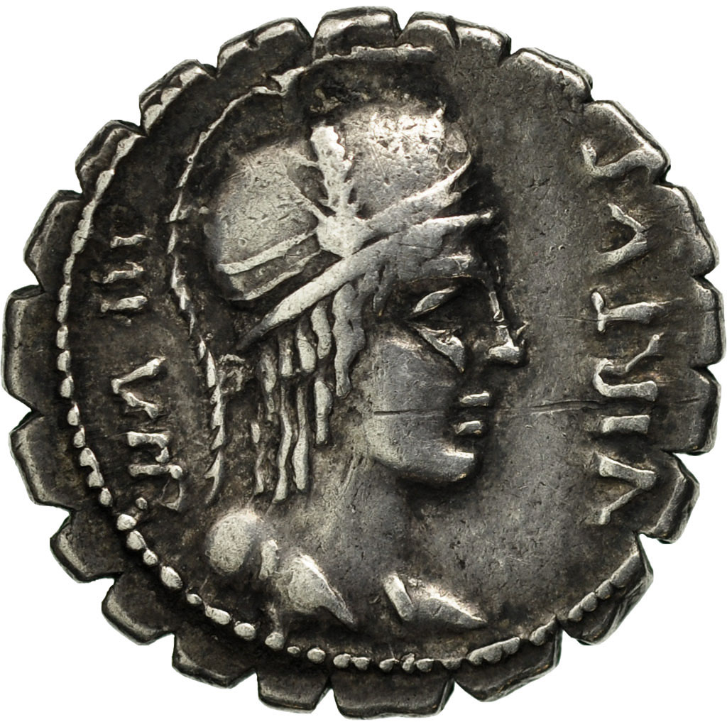 Aquillia, Denarius Serratus, 71 BC, Rome, Silver, , Crawford:401/1