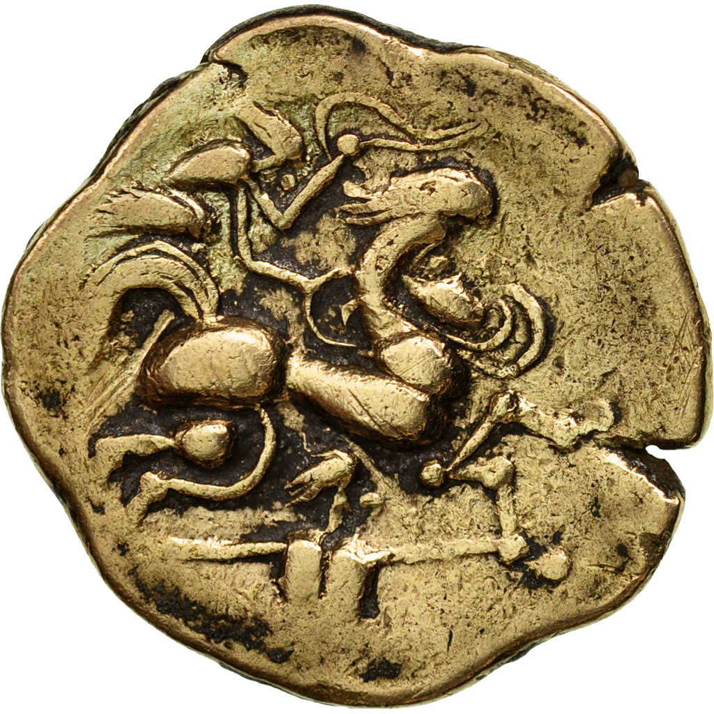Namnetes, Statère à la croix, 2nd-1st century BC, Electrum, | Celtic Coins