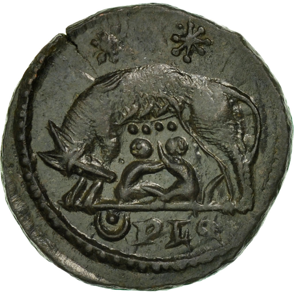 Coin, City Commemoratives, Follis, Lyons, , Bronze, RIC:257 | Roman ...