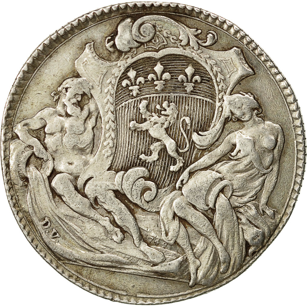 France, Token, Académies et Sociétés Savantes, Lyon, 1700, , Silver