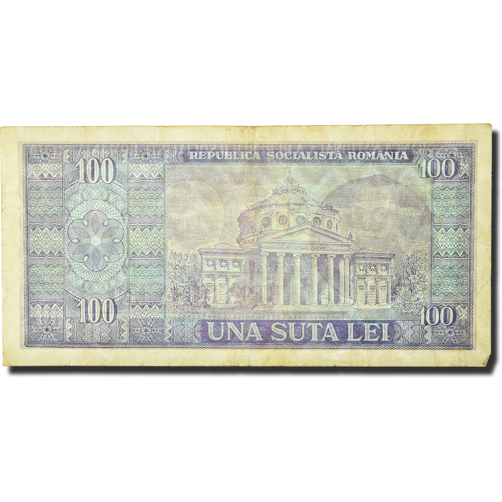 Banknote, Romania, 100 Lei, 1966, KM:97a, VF(20-25) | World Paper Money