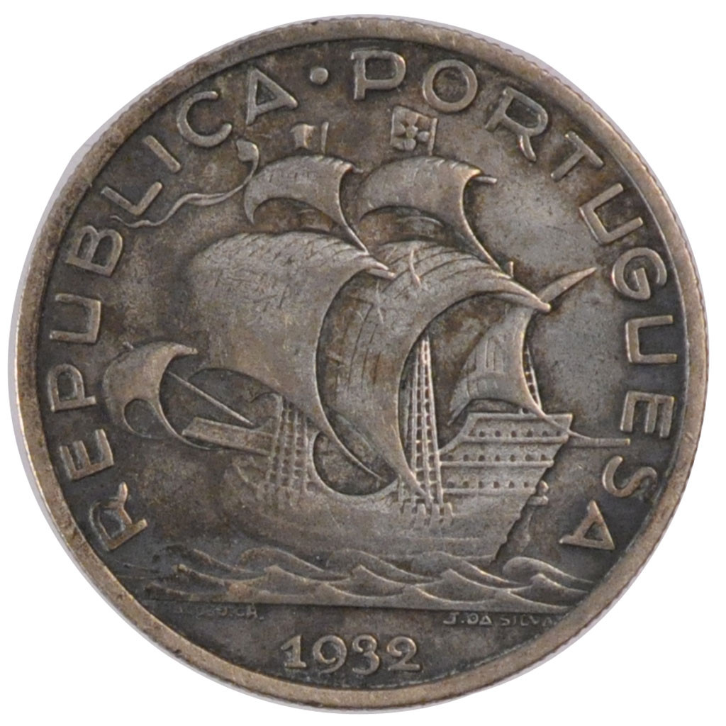 Coin, Portugal, 5 Escudos, 1932, , Silver, KM:581 | European Coins