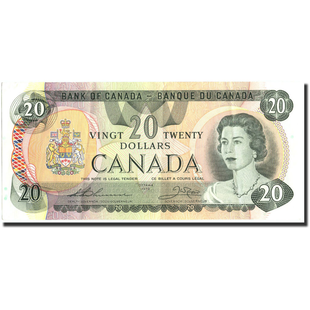Banknote, Canada, 20 Dollars, 1979, 1979, KM:93c, AU(50-53) | World ...