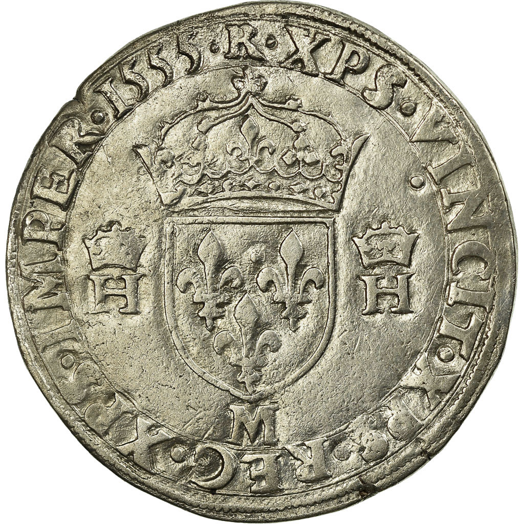 Coin, France, Teston, 1555, Toulouse, , Silver, Sombart:4572 | European ...