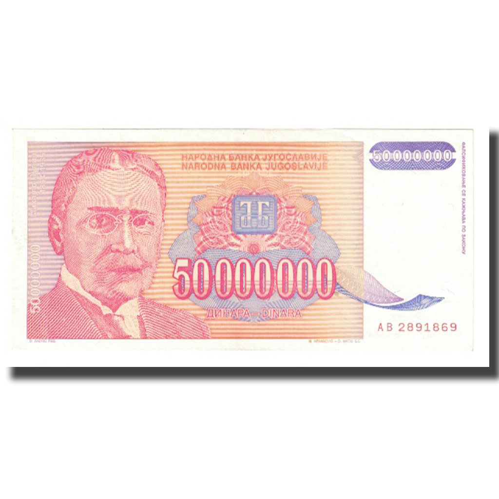 [#618553] billete, 50,000,000 dinara, 1993, yug - Compra venta en ...