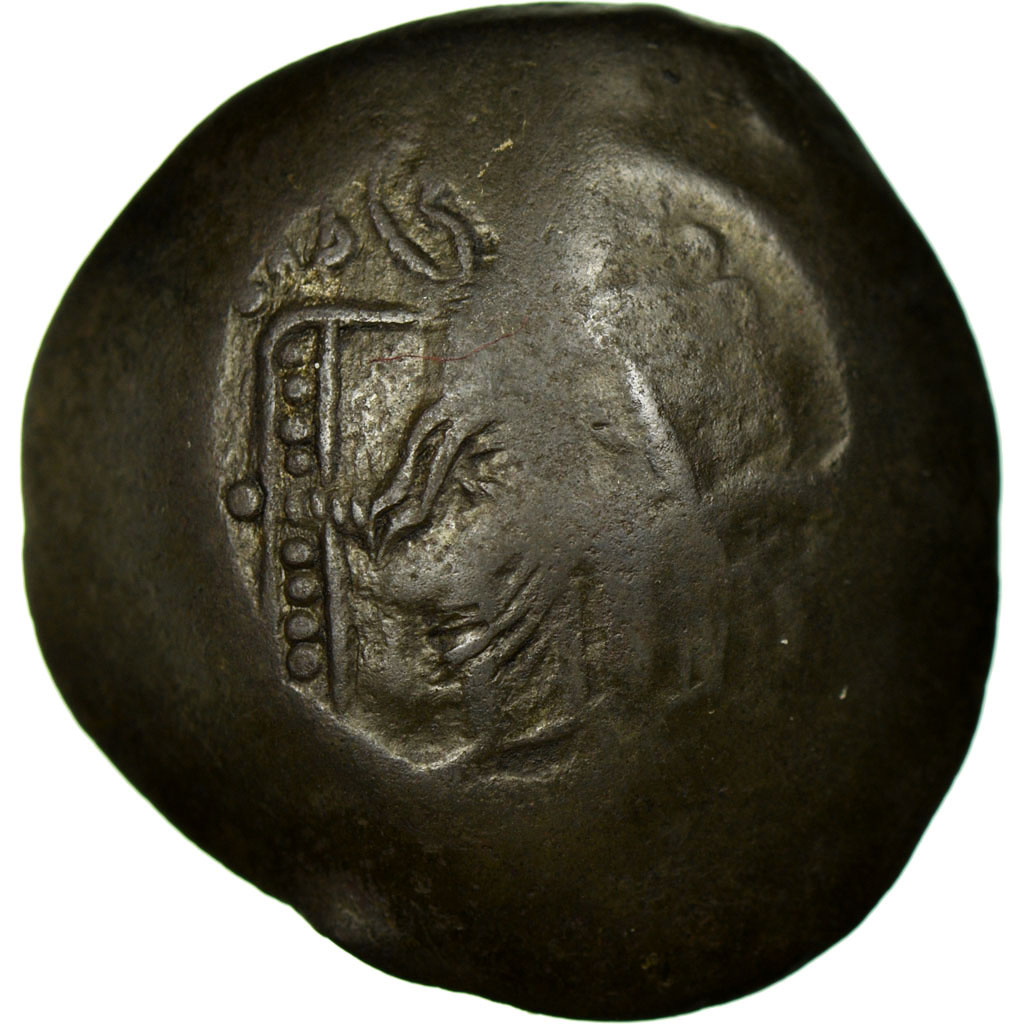 Coin, Isaac II Angelus 1185-1195, Aspron trachy, Constantinople,