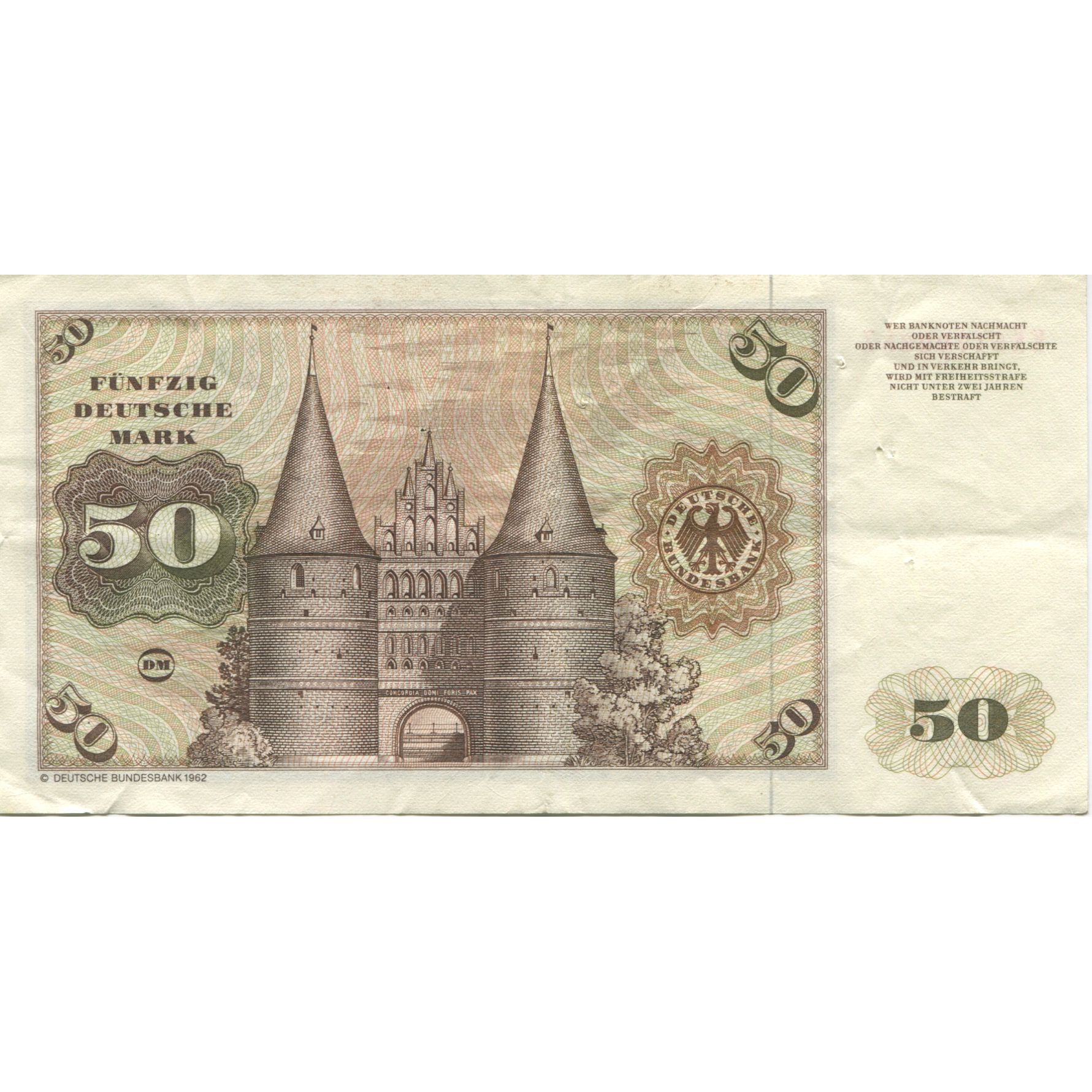 Banknote, GERMANY - FEDERAL REPUBLIC, 50 Deutsche Mark, 1980, 1980-01-02