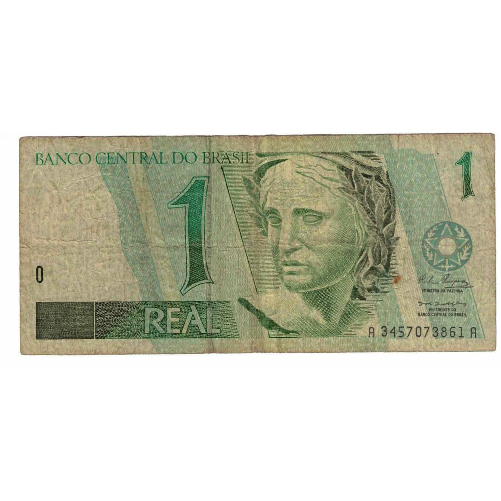 Banknote, Brazil, 1 Réal, KM:243b, VF(20-25) | World Paper Money