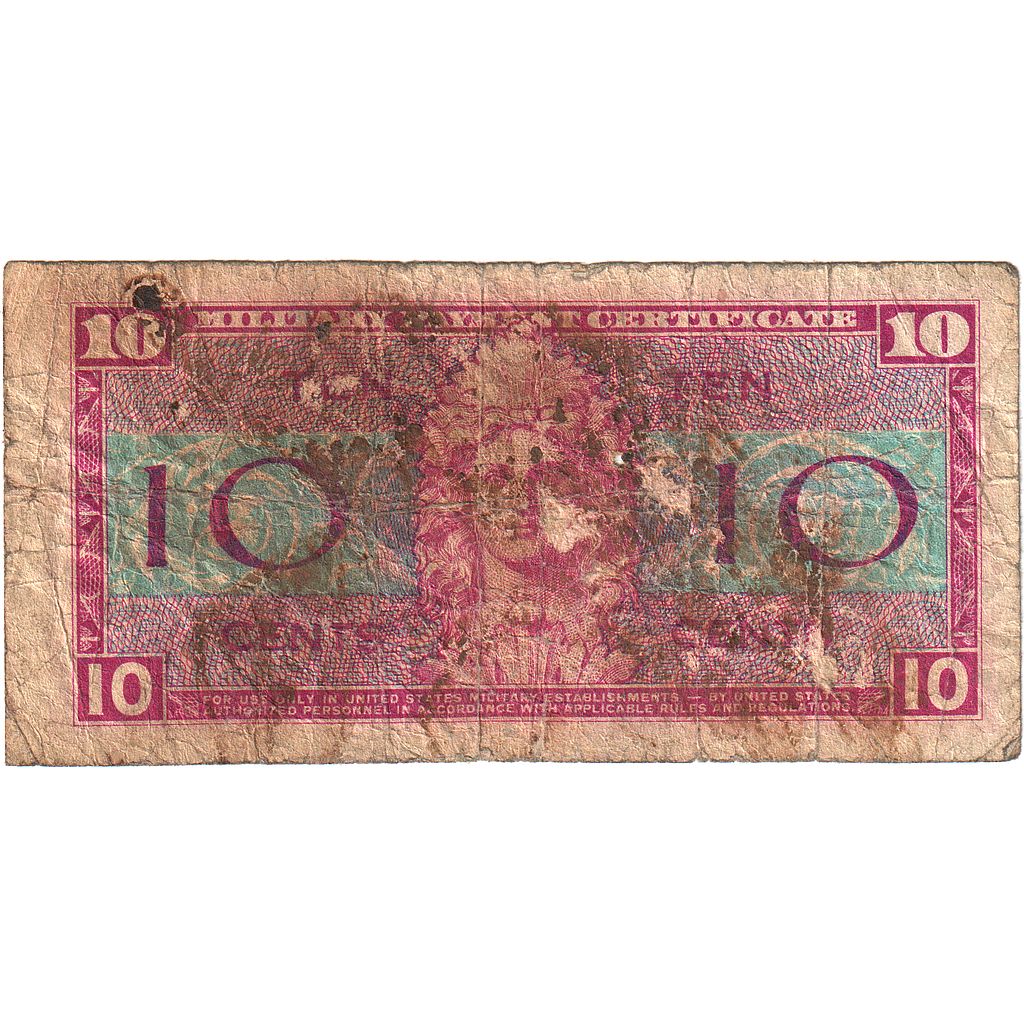 United States, 10 Cents, VF(20-25) | US Paper Money