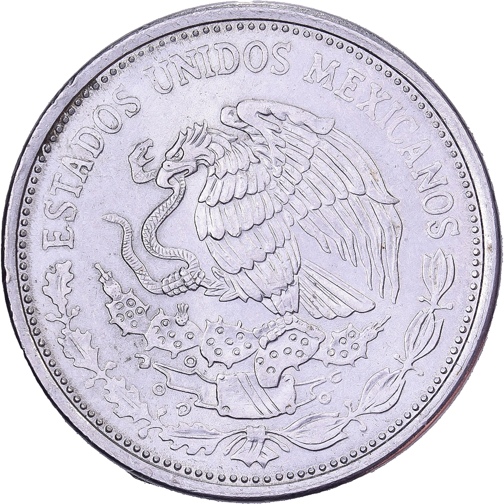 Mexico, 50 Pesos, 1990, Mexico City, Stainless Steel, , KM:495a