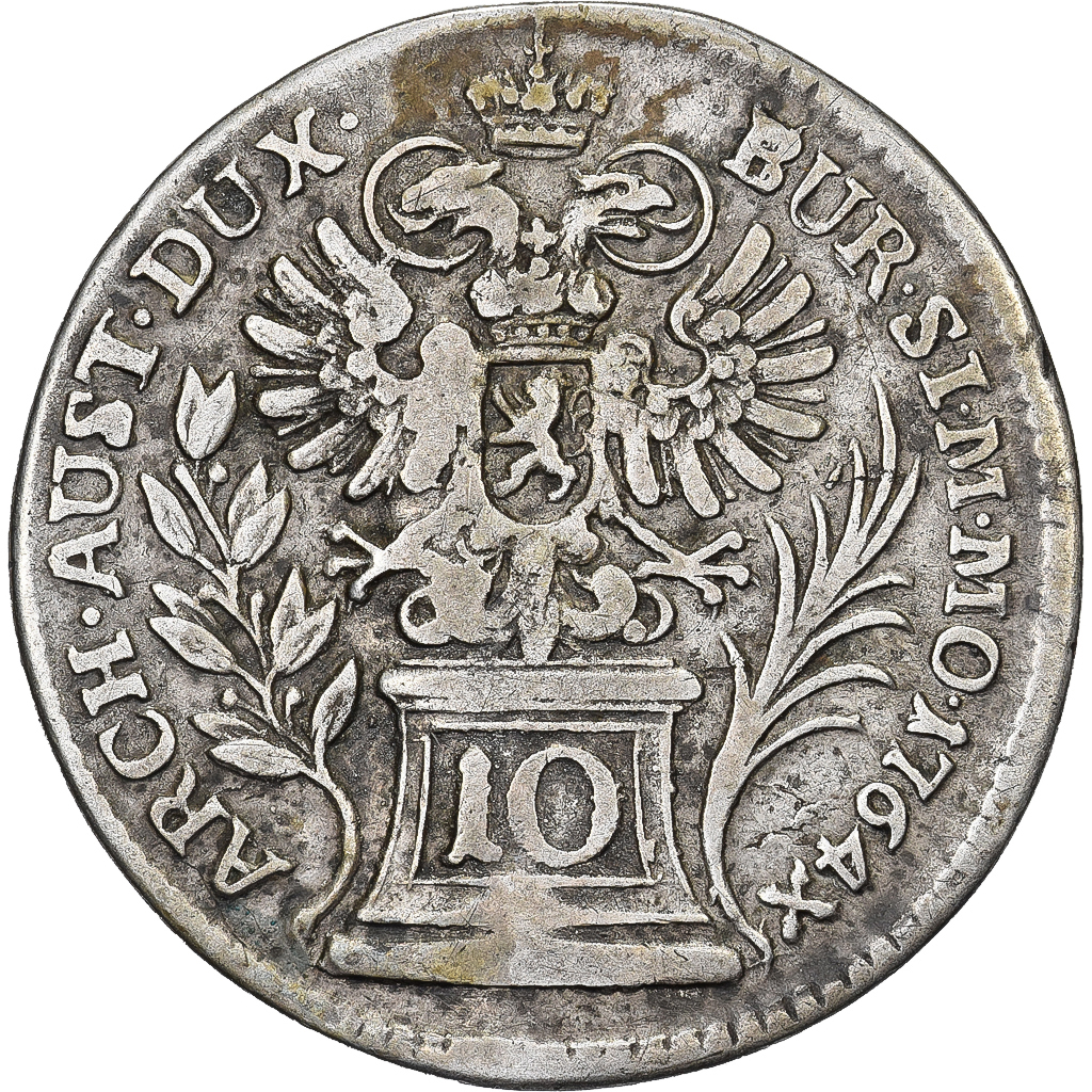 Austria, Maria Theresa, 10 Kreuzer, 1764, Prague, Silver, , KM:1809