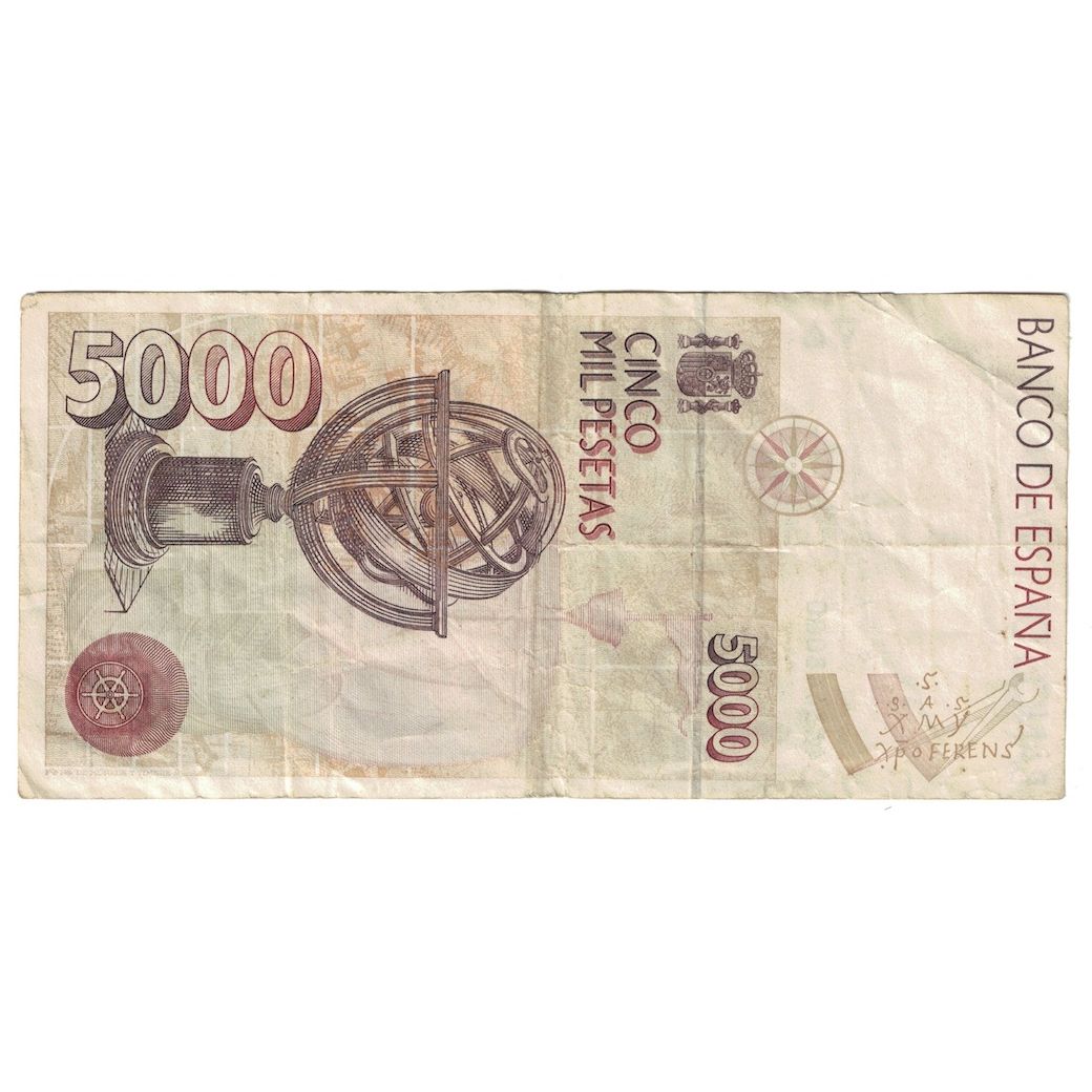 [#649983] billete, 5000 pesetas, 1992, españa, - Compra venta en ...
