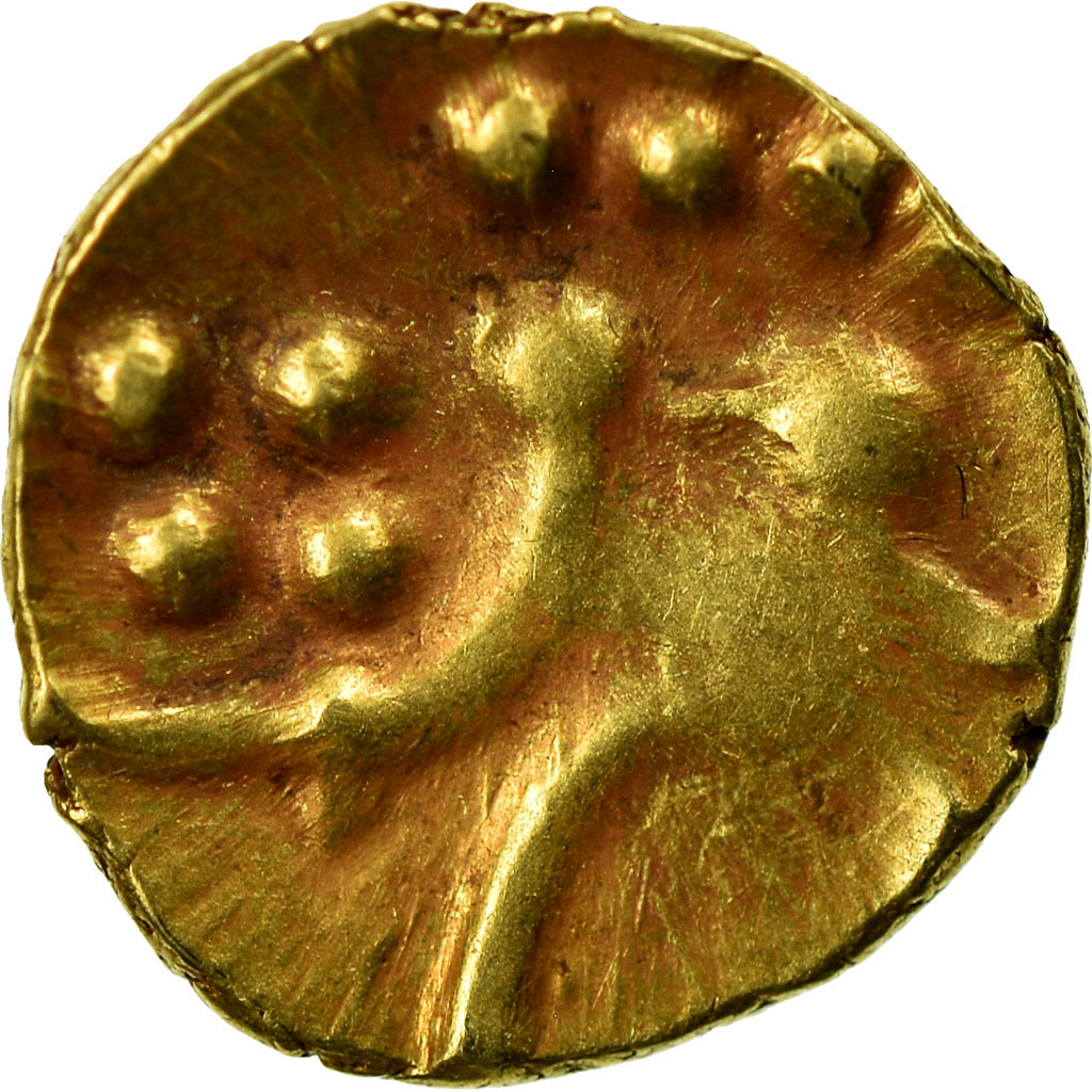 Coin, INDIA-PRINCELY STATES, COCHIN, Fanam, 1795-1850, , Gold, KM:10