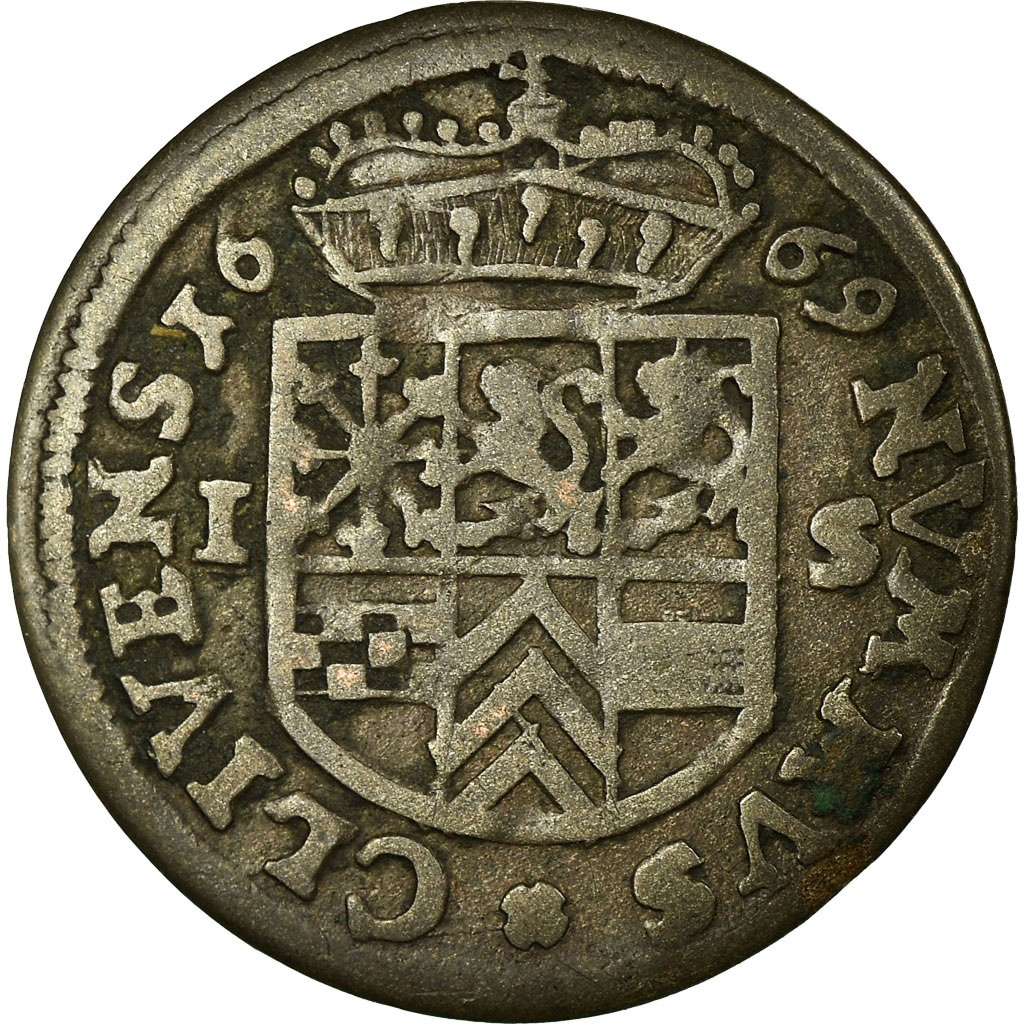 Coin, German States, CLEVES, Friedrich Wilhelm, St, 1669, , Silver
