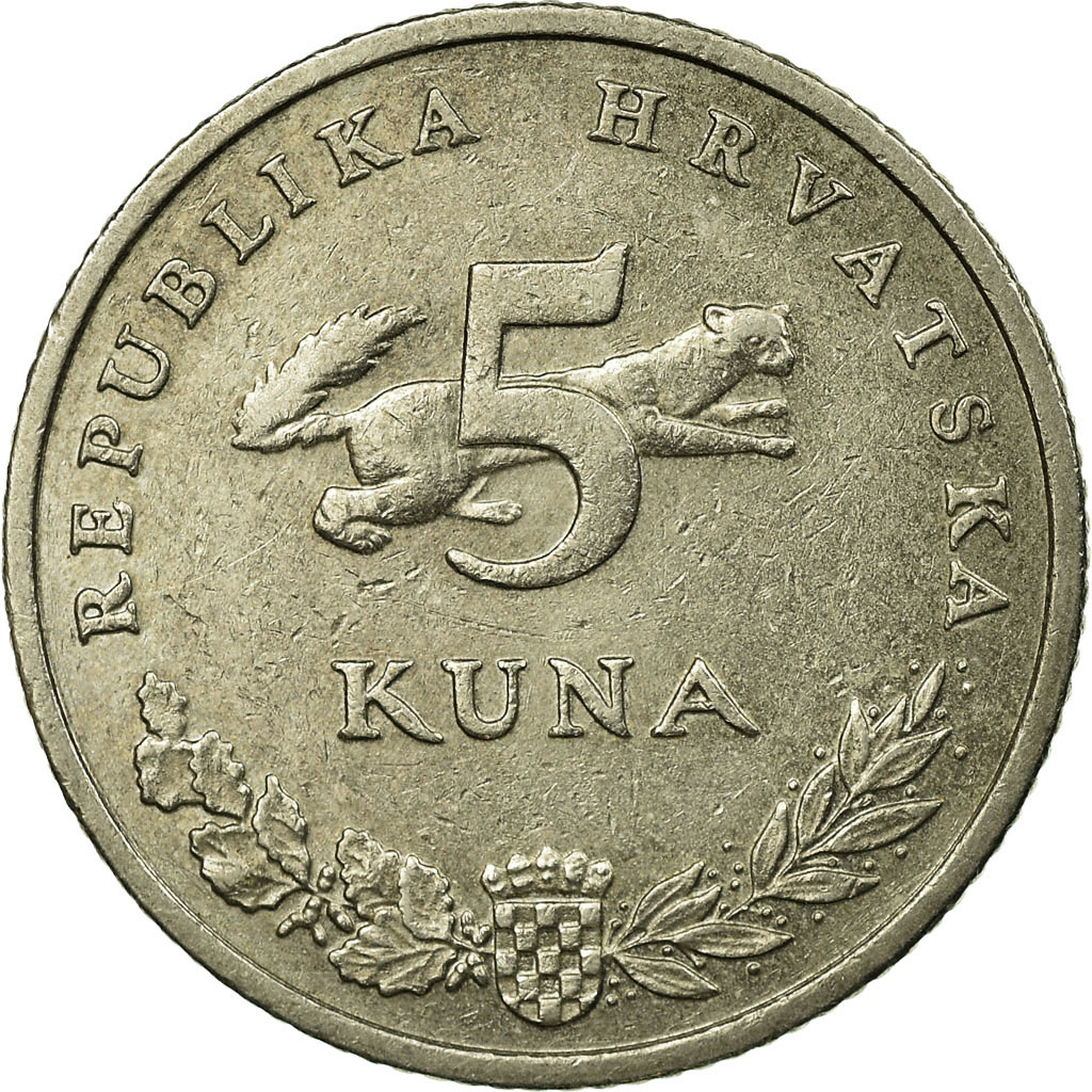 Coin, Croatia, 5 Kuna, 2001, , Copper-Nickel-Zinc, KM:11 | European Coins