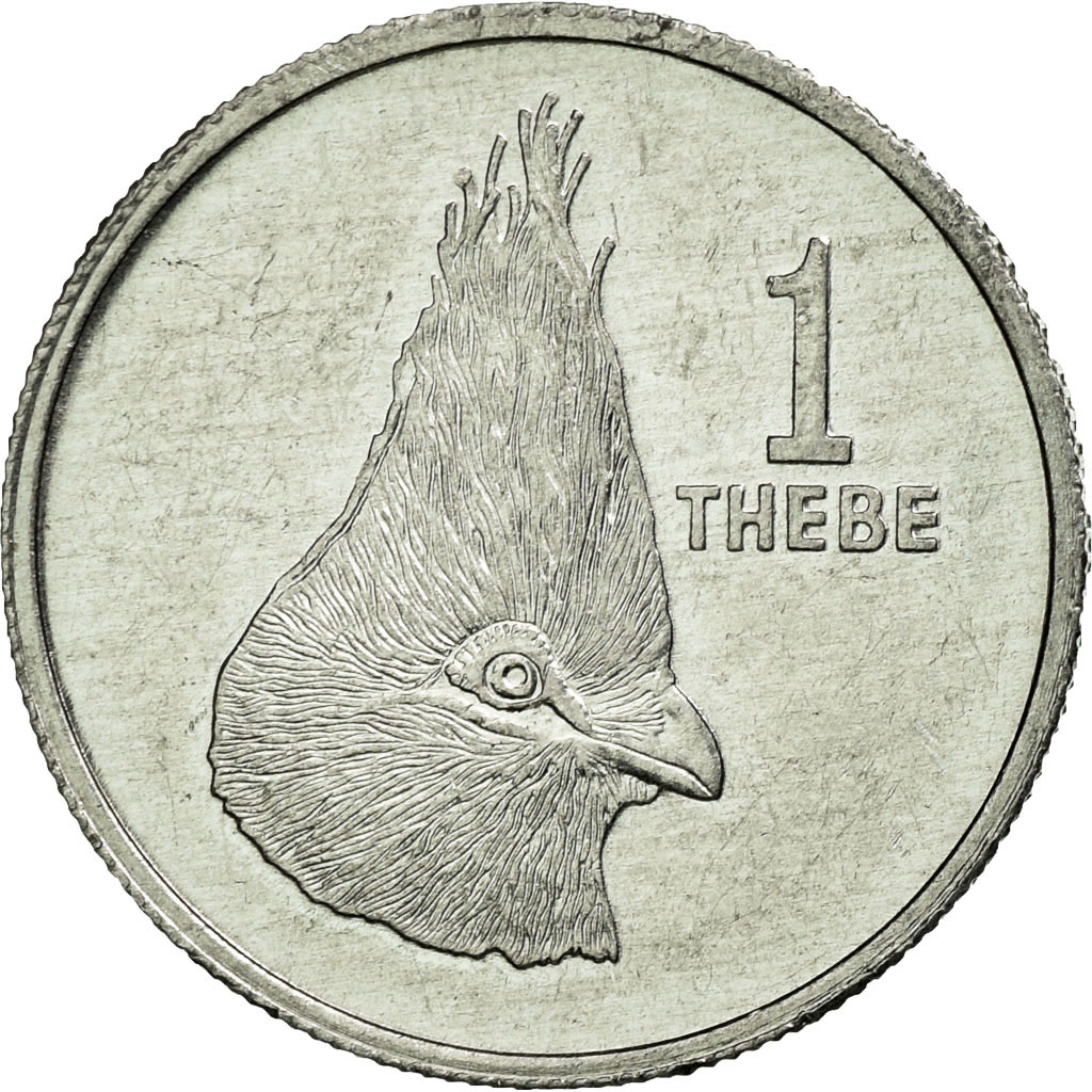 Coin, Botswana, Thebe, 1984, British Royal Mint, , Aluminum, KM:3