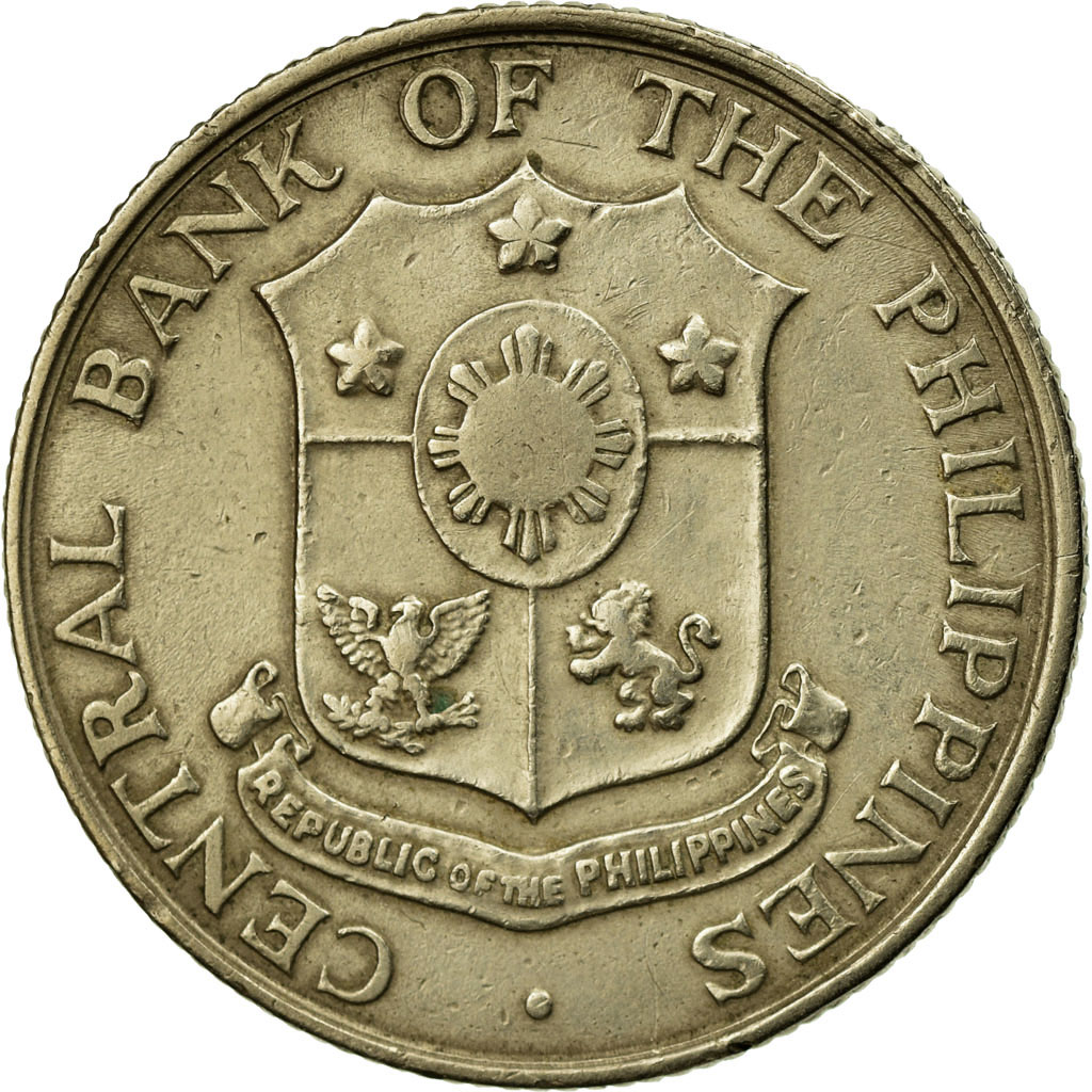 Coin, Philippines, 25 Centavos, 1966, , Copper-Nickel-Zinc, KM:189.2