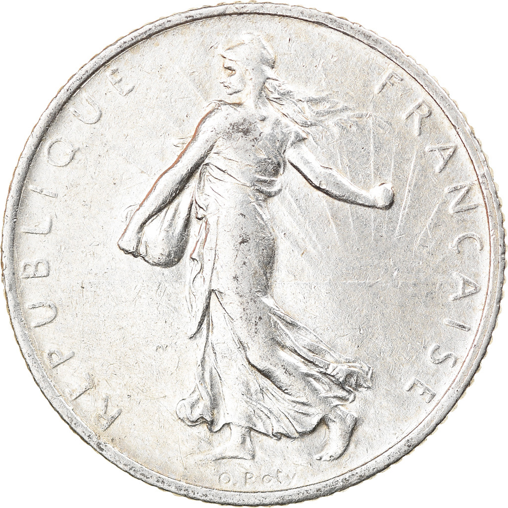 Coin, France, Semeuse, Franc, 1908, Paris, , Silver, KM:844.1