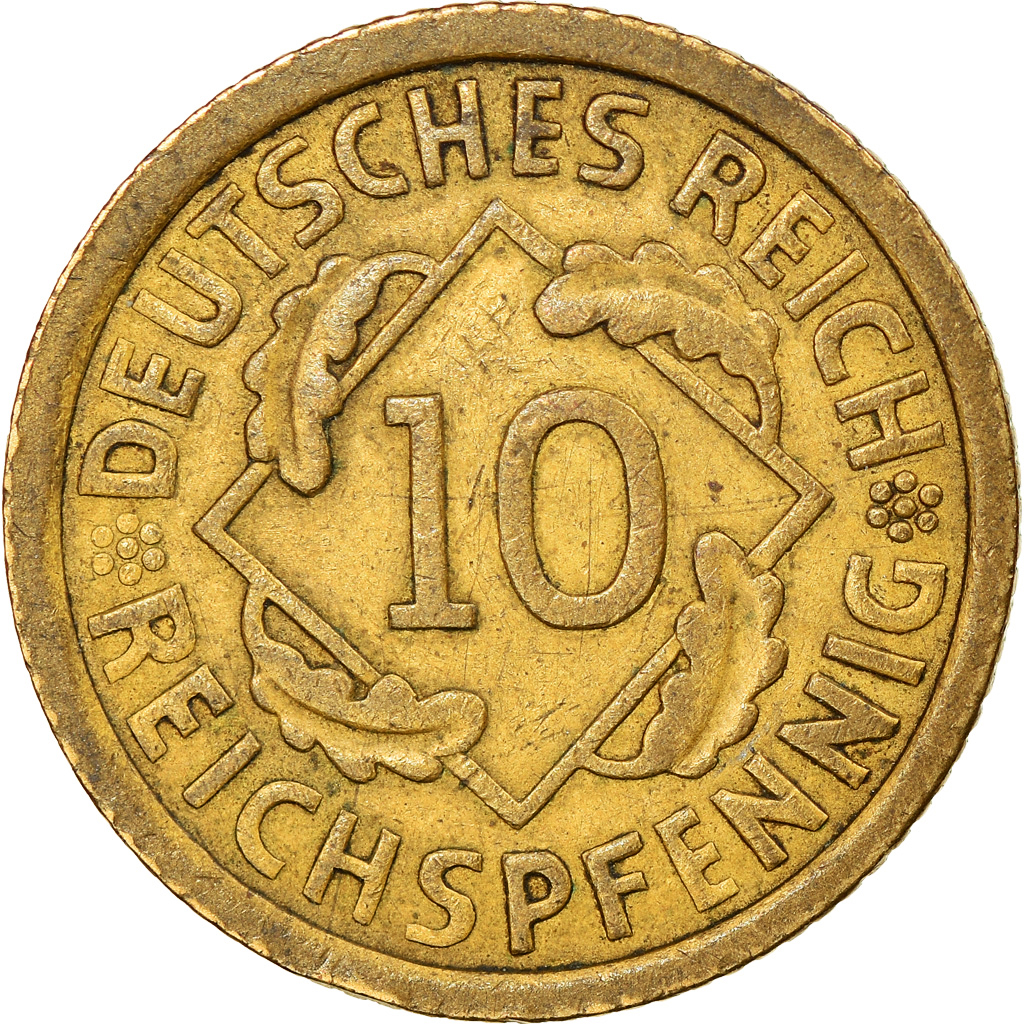 Coin, GERMANY, THIRD REICH, 10 Reichspfennig, 1936, Berlin, | European ...