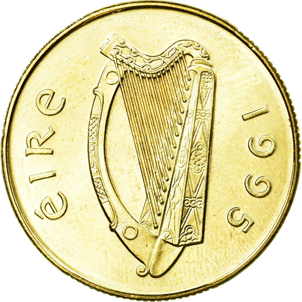Coin, IRELAND REPUBLIC, 20 Pence, 1995, , Nickel-Bronze, KM:25