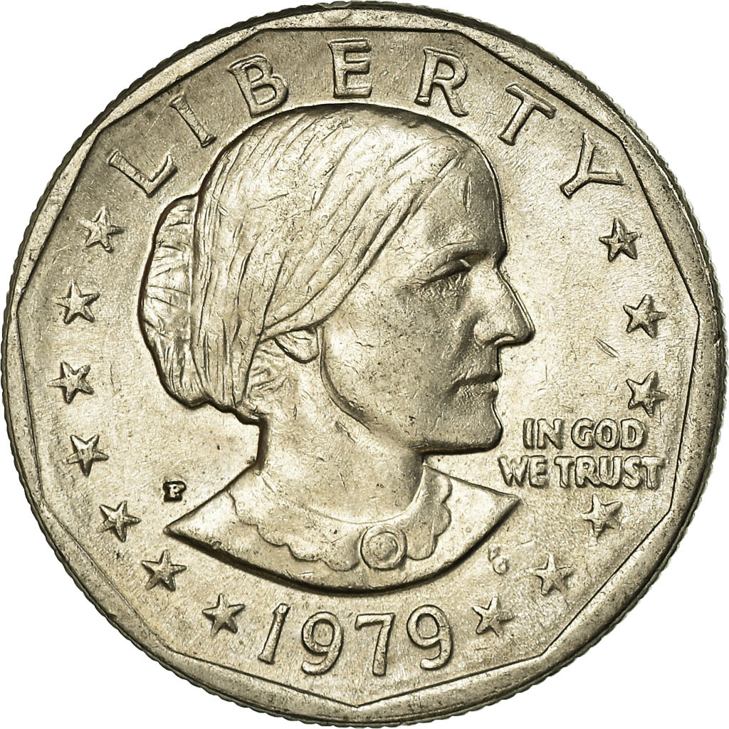 Coin, United States, Susan B. Anthony Dollar, Dollar, 1979, U.S. Mint