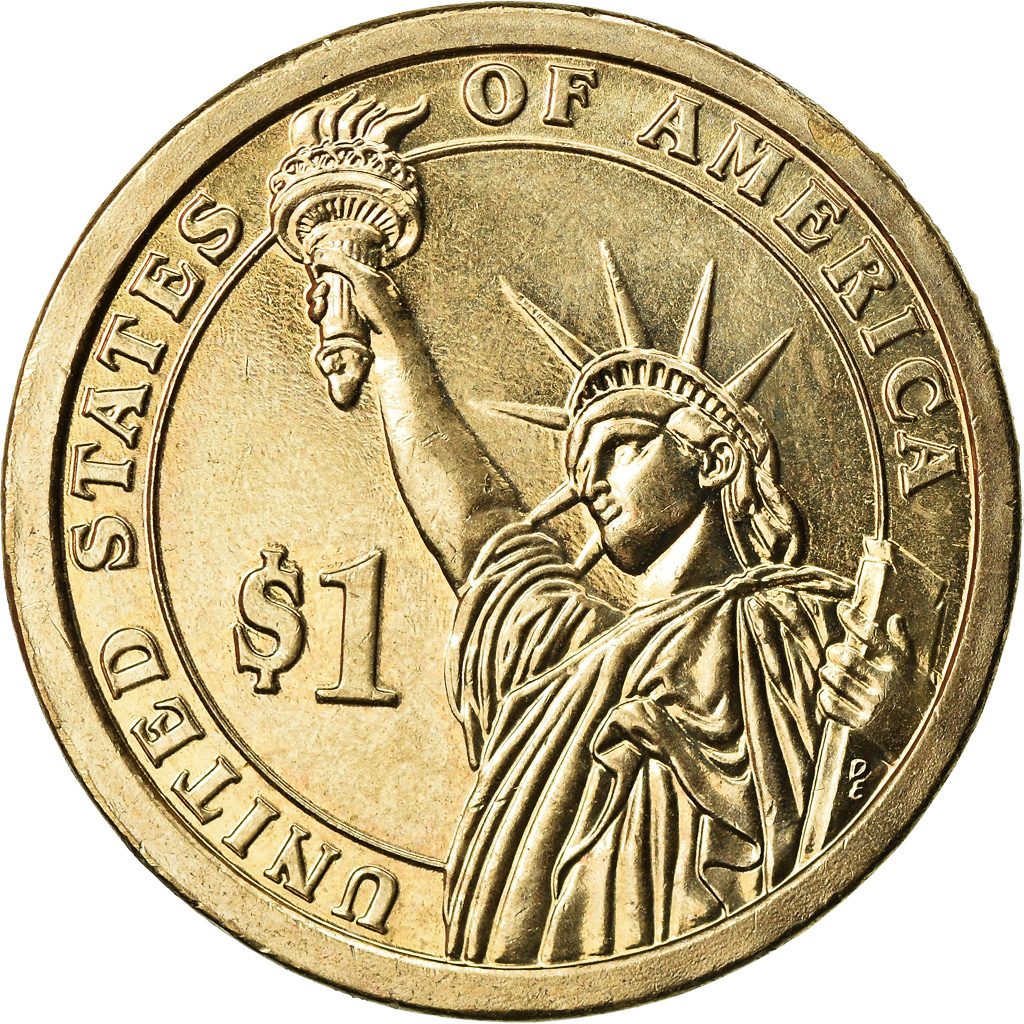 Coin, United States, Dollar, 2011, U.S. Mint, James Garfield,