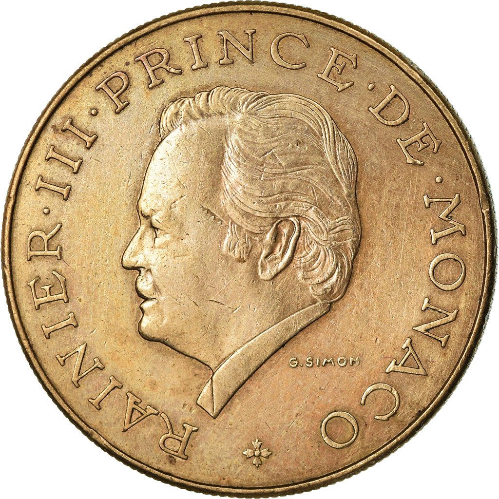Coin, Monaco, Rainier III, 10 Francs, 1981, , Copper-Nickel-Aluminum
