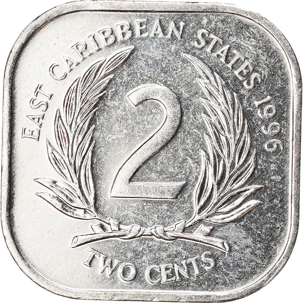 Coin, East Caribbean States, Elizabeth II, 2 Cents, 1996, , Aluminum