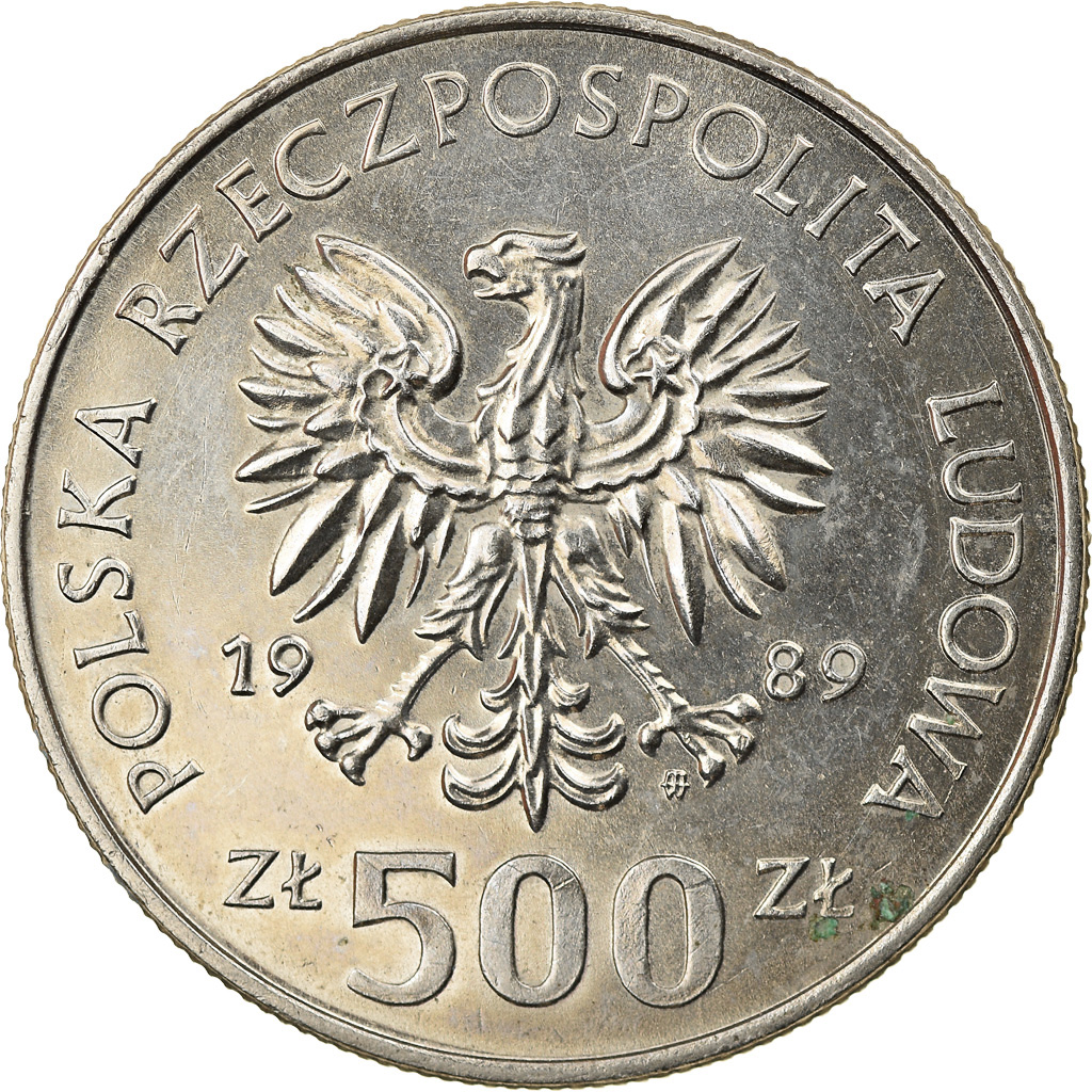 [#768668] moneda, polonia, 500 zlotych, 1989, w - Compra venta en ...