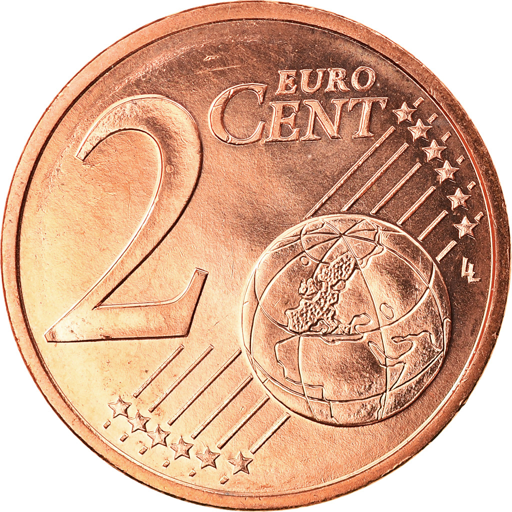France, 2 Euro Cent, 2002, , Copper Plated Steel, KM:1283 | European Coins