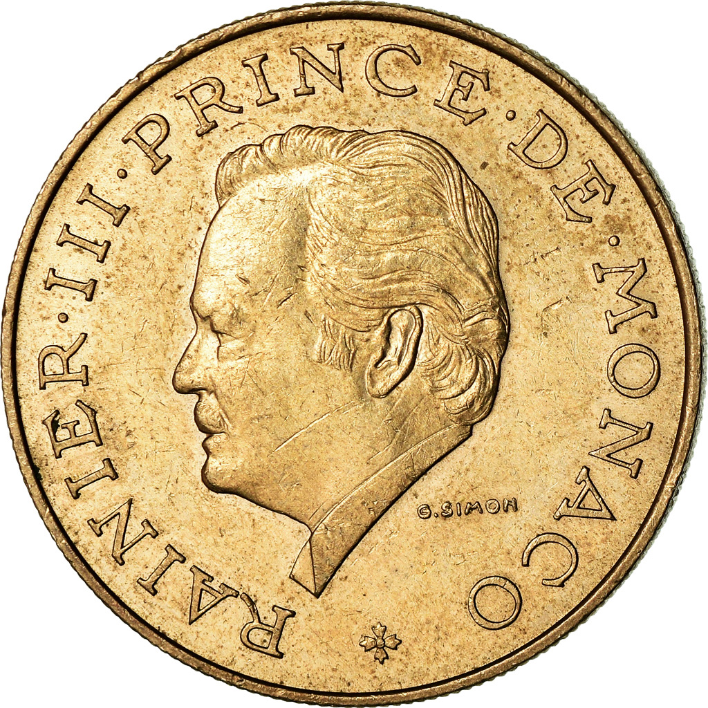 Coin, Monaco, Rainier III, 10 Francs, 1982, , Copper-Nickel-Aluminum