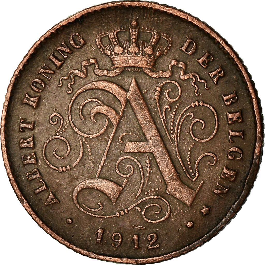 Coin, Belgium, Centime, 1912, , Copper, KM:77 | European Coins