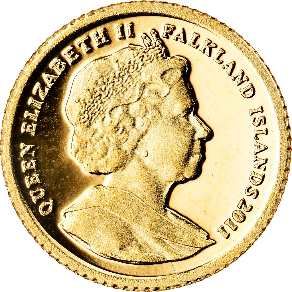 Coin, Falkland Islands, 1/64 Crown, 2011, BE, , Gold, KM:New | South ...