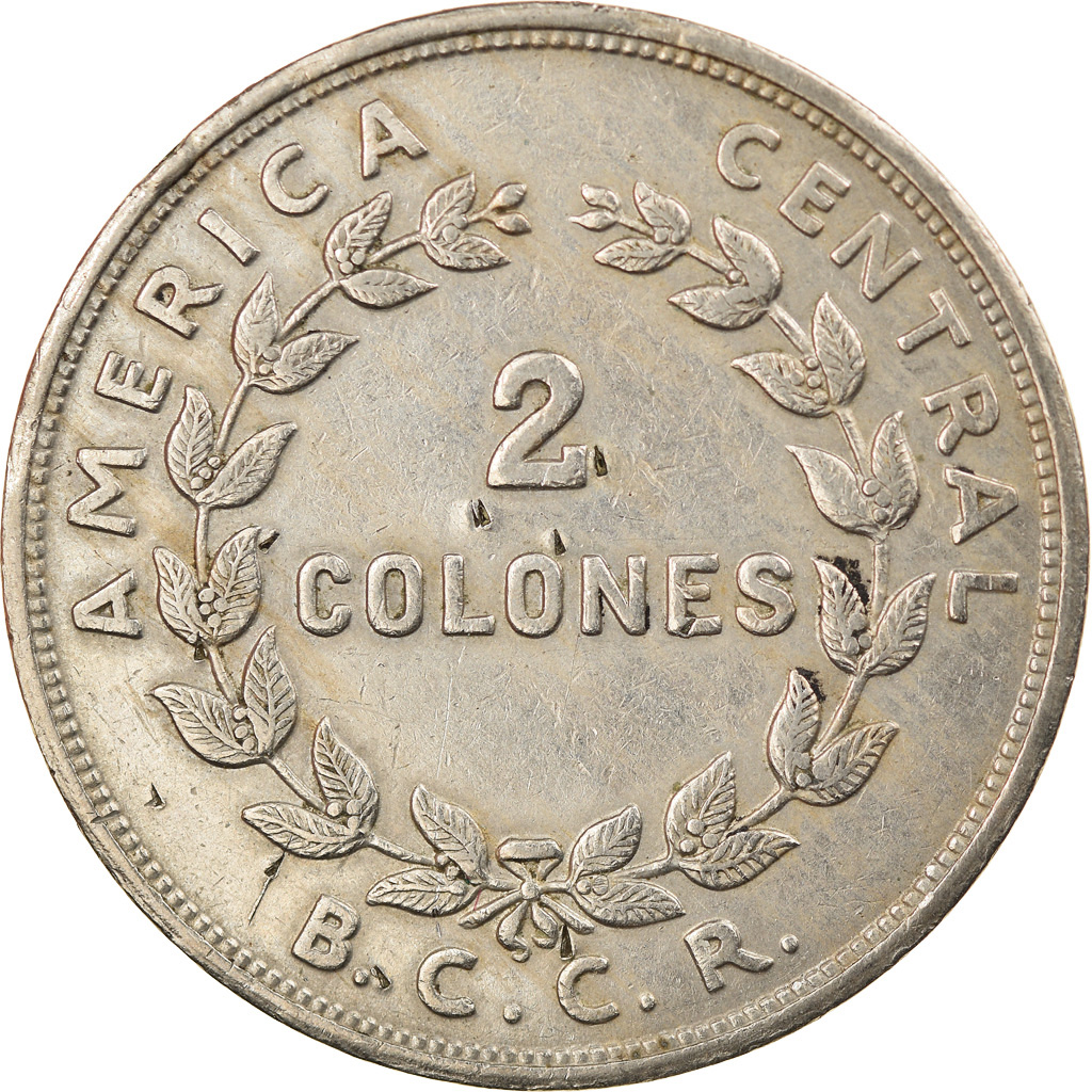 Coin, Costa Rica, 2 Colones, 1961, , Copper-nickel, KM:187.1a