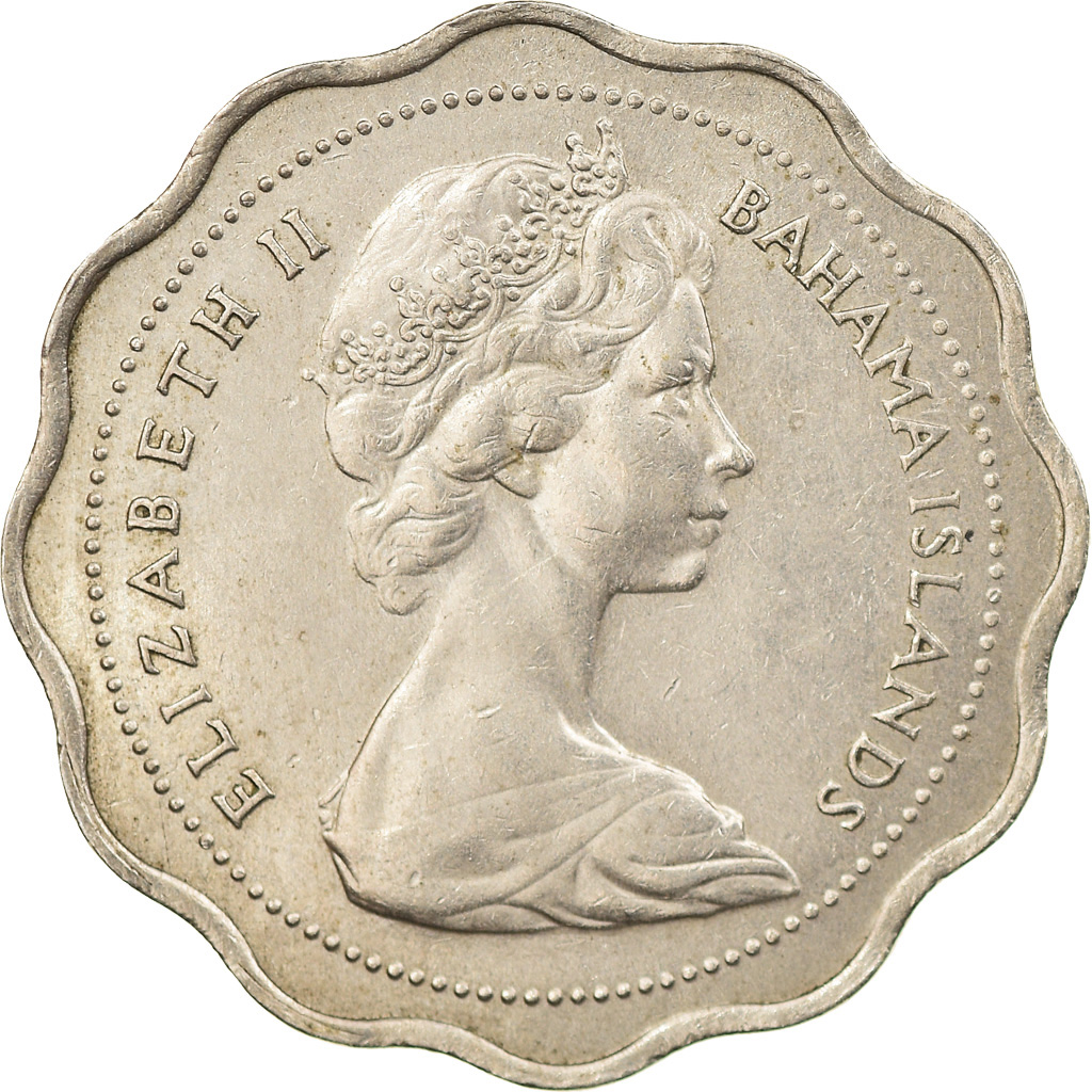 Coin, Bahamas, Elizabeth II, 10 Cents, 1969, Franklin Mint, | North ...