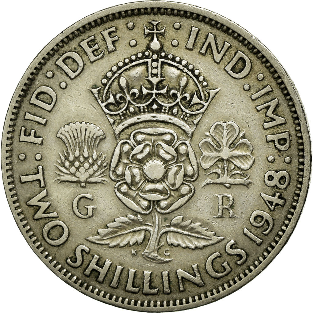 Coin, Great Britain, George VI, Florin, Two Shillings, 1948, | European ...