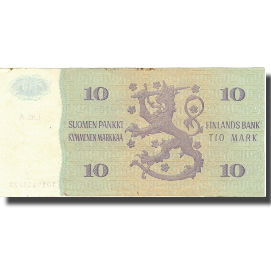 Banknote, Finland, 10 Markkaa, 1980, 1980, KM:104a, EF(40-45)