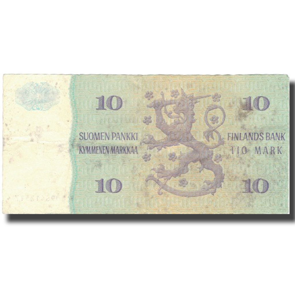 Banknote, Finland, 10 Markkaa, 1980, 1980, KM:104a, VF(20-25)