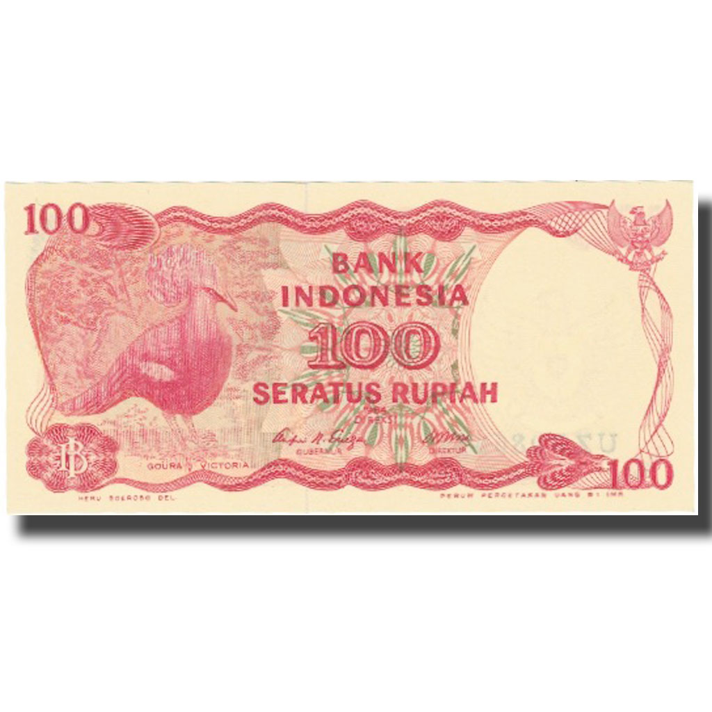 Banknote, Indonesia, 100 Rupiah, 1964, 1964, KM:97a, UNC(65-70)