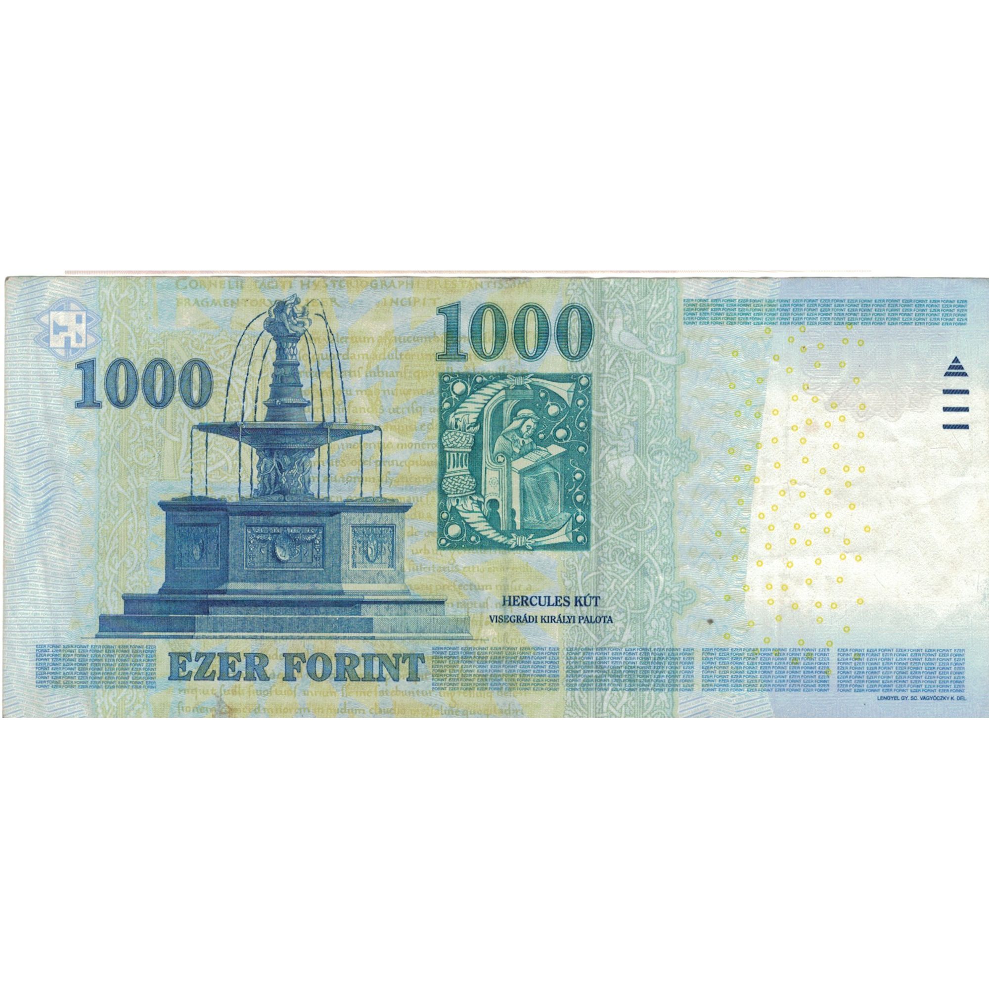 Banknote, Hungary, 1000 Forint, 2015, EF(40-45) | World Paper Money
