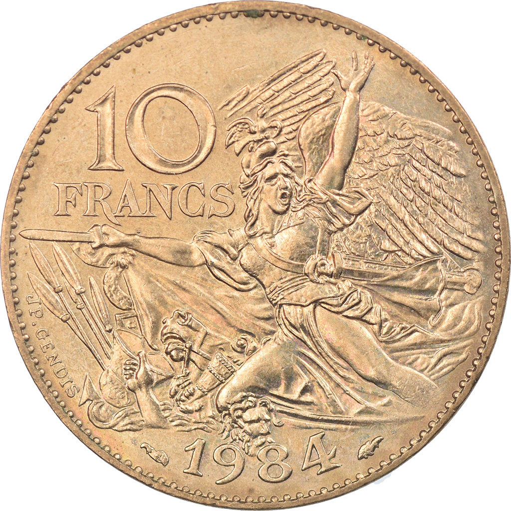 Coin, France, François Rude, 10 Francs, 1984, , Nickel-Bronze, KM:954