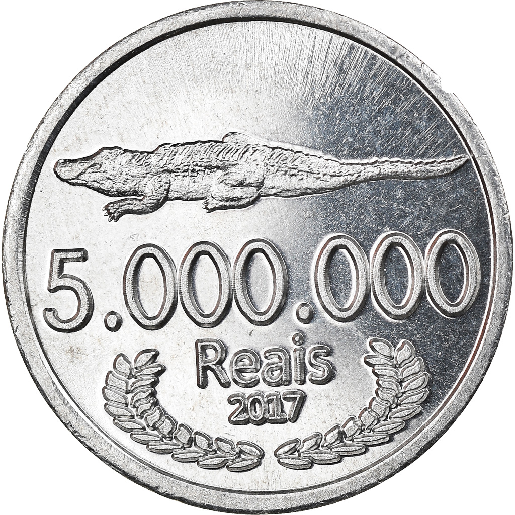 Coin, CABINDA, 5 millions de reais, 2017, , Aluminum | African Coins