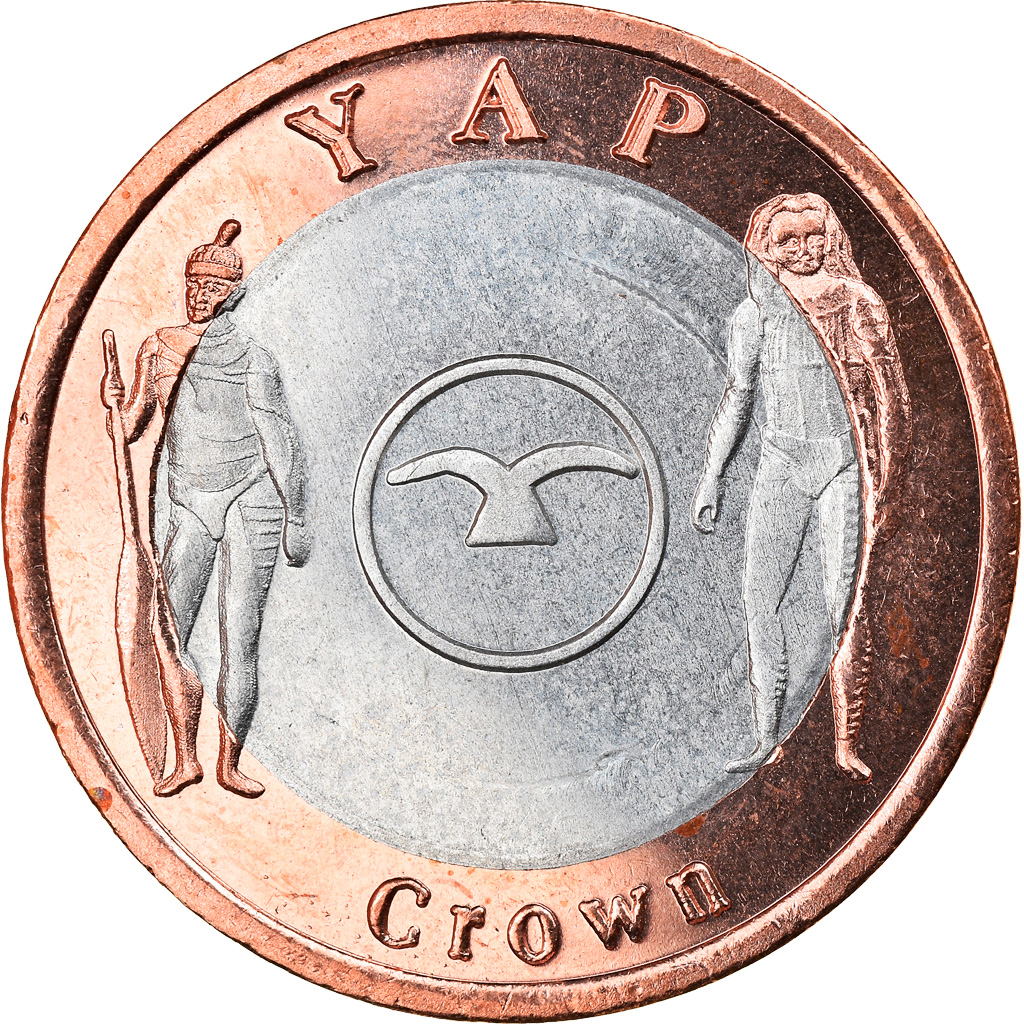 Coin, Micronesia, Crown, 2020, YAP, , Bi-Metallic | Australian ...
