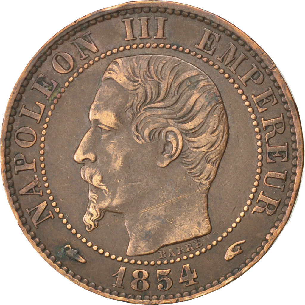 Coin, France, Napoleon III, Napoléon III, 5 Centimes, 1854, Paris,