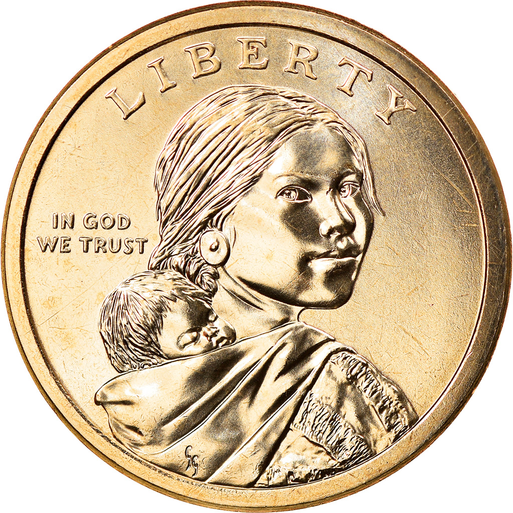 Coin, United States, Code Talkers, Dollar, 2016, U.S. Mint, , Brass