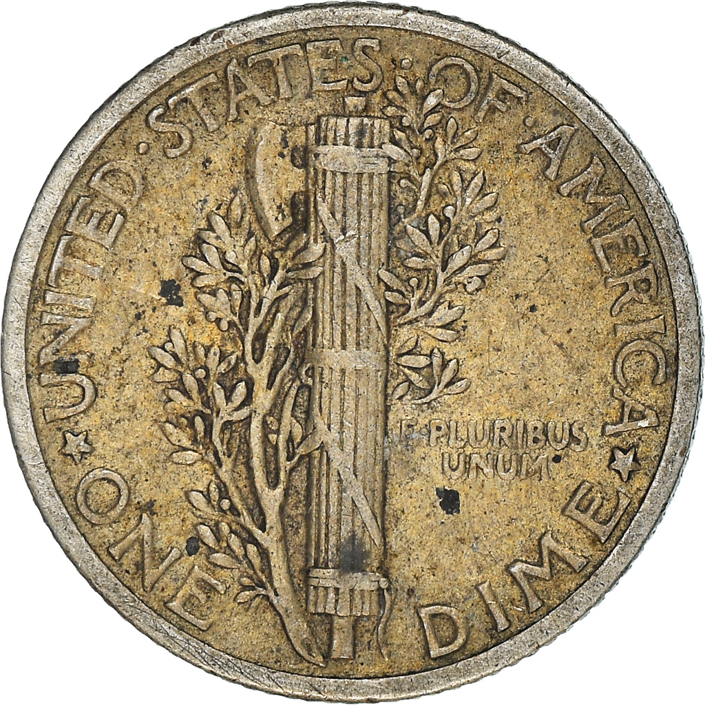 [#841754] moneda, estados unidos, mercury dime, - Compra venta en ...