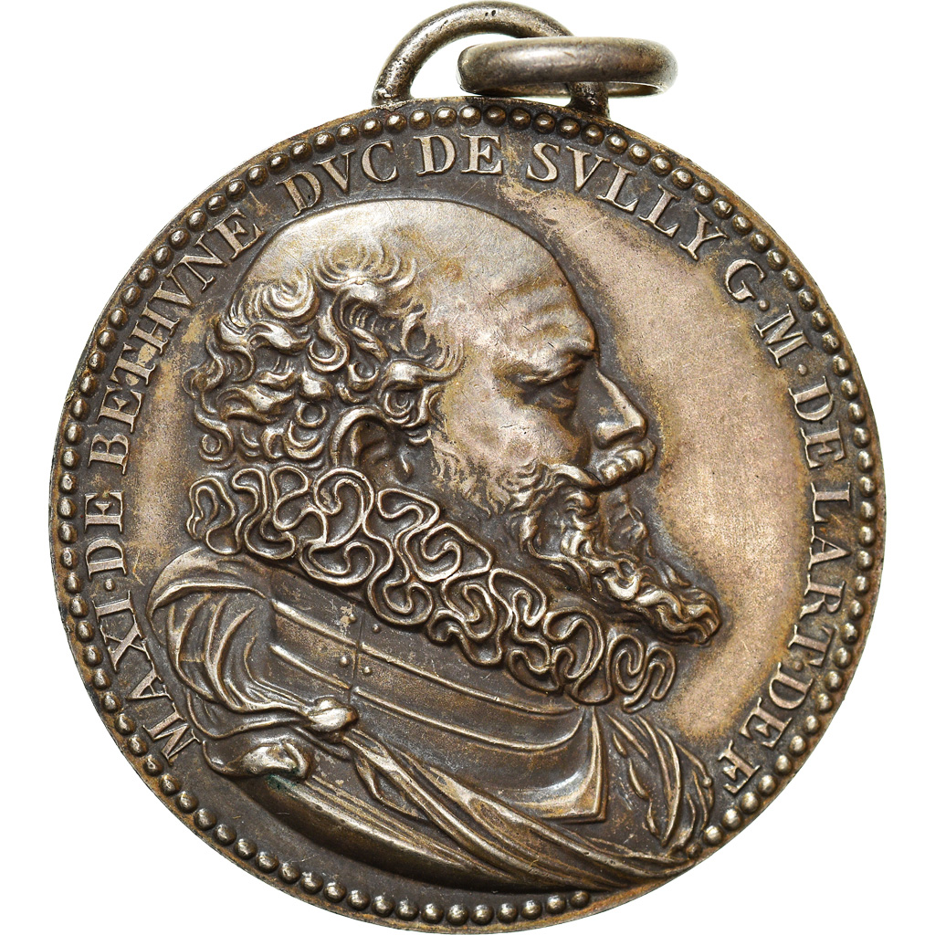 France, Medal, Max. de Béthune Duc de Sully G.M.de Lart.def, , Bronze